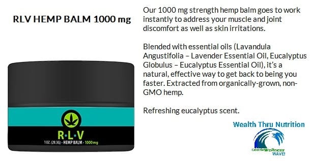 Premium RLV Hemp Balm 1900 mg Limited Edition